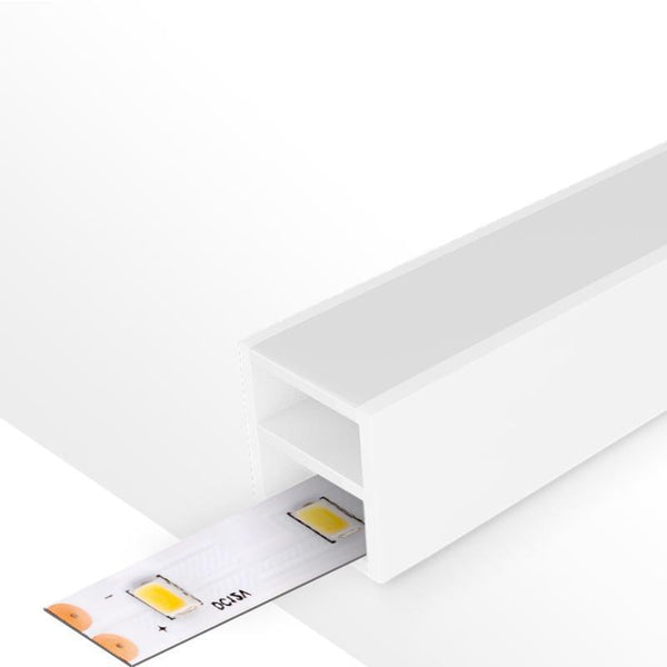 ☑️Profil flexibil Cube din silicon, 12x12mm/ 20m ledia.ro - magazin LED ...