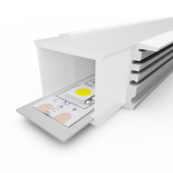 ☑️Profil LED pentru piscine, aluminiu, 25 x 13 mm, IP65 - 2 metri ledia ...