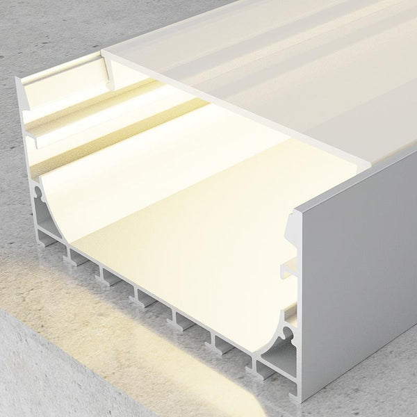 Profil LED suspendat ALL, aluminiu, 40 x 70 mm, 2 metri | ledia.ro